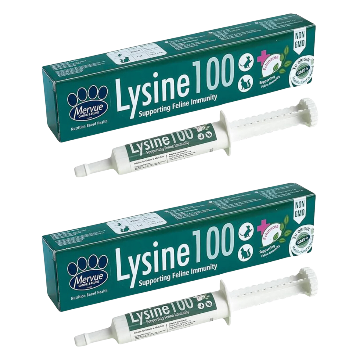 Mervue Lysine 100 Paste for Cats & Kittens Bundle of 2 | Buy Now ...