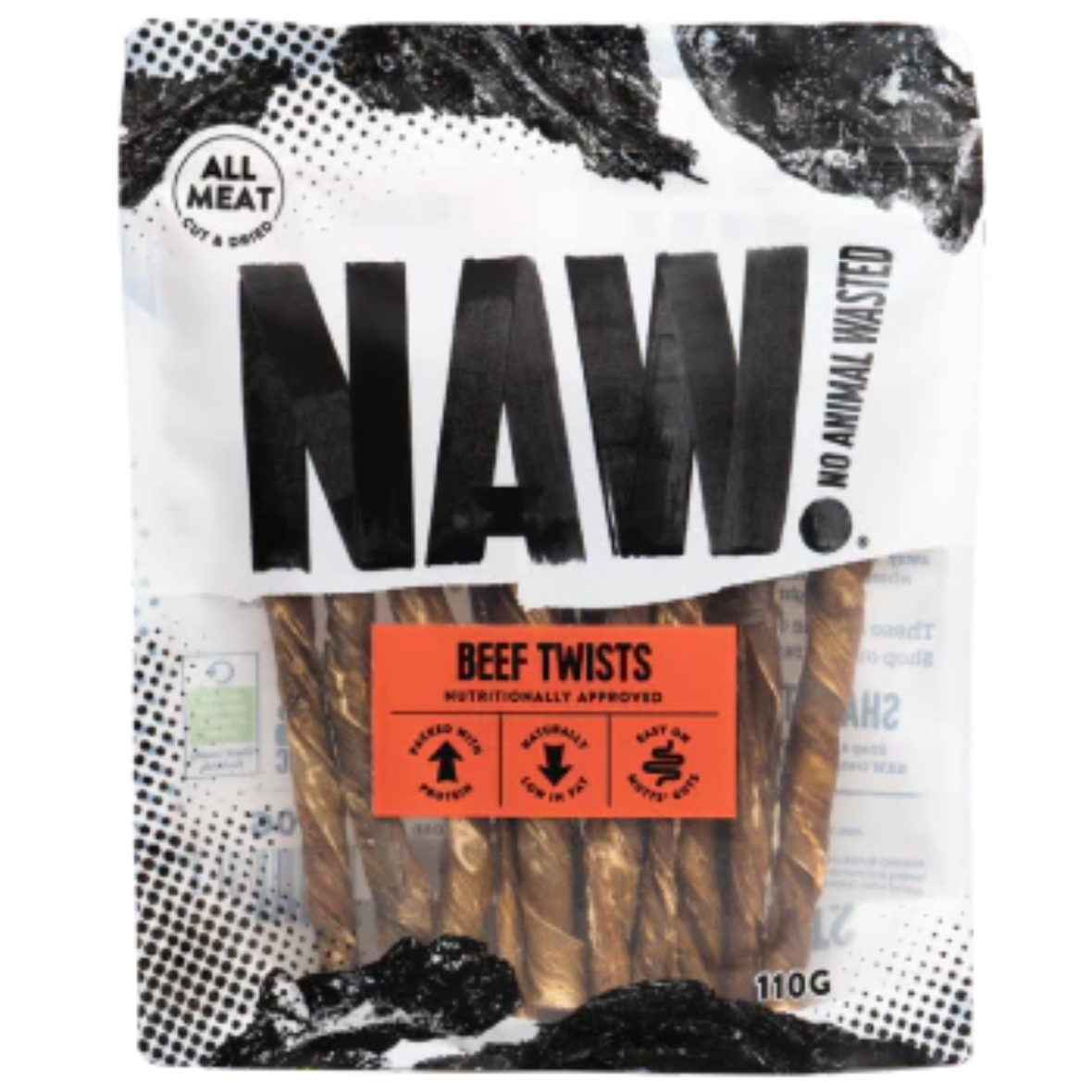 NAW BEEF BLADDER TWISTS (110G) | Buy Now – OurPetsLife